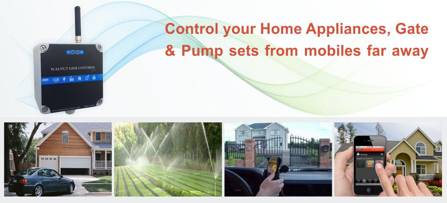 Walnut Innovations GSM Mobile Switch 2 Relay Control