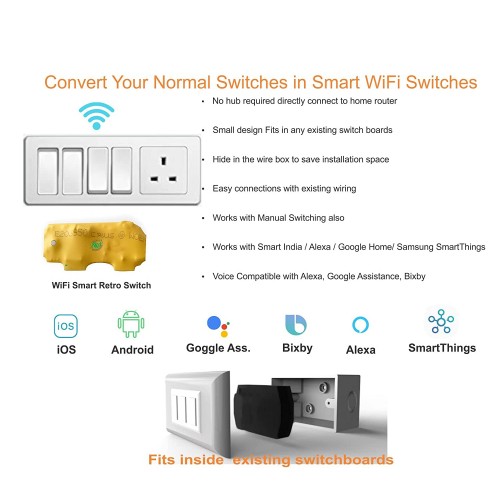 4 Control Smart Switch - Walnut Innovations